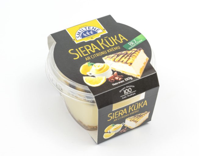 Deserts Mini siera kūka ar citrona krēmu 110g, Smiltene e-latts.lv Tavs ...