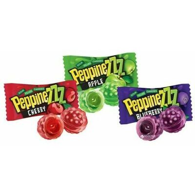 Karameles ar augļu, ogu pild. Peppinezzz, sveramas, Roshen e-latts.lv ...