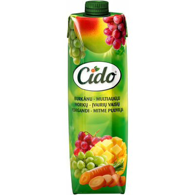 Sulas dzēriens burkānu - multiaugļu 1l, Cido e-latts.lv Tavs mājas ...